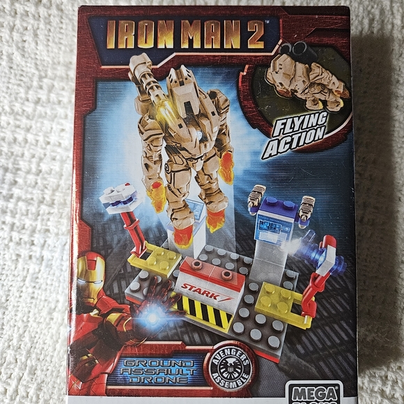 Mega Bloks | Toys | Mega Bloks Iron Man 2 974 Aerial Attack Flying High ...